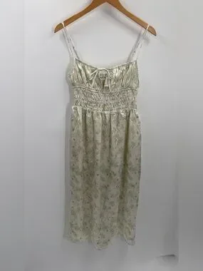 Astr | Dresses | Astr The Label Zole Floral Smocked Stain Midi Dress In ...